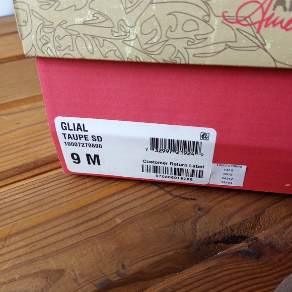 American Rag | Shoes | American Rag Glial Taupe Laser Cut Open Toe ...